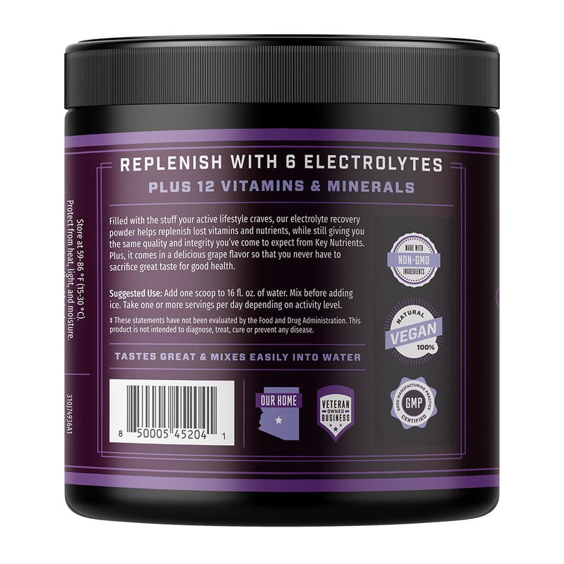 Electrolyte Recovery Plus Powder (Sugar-Free)| KeyNutrients