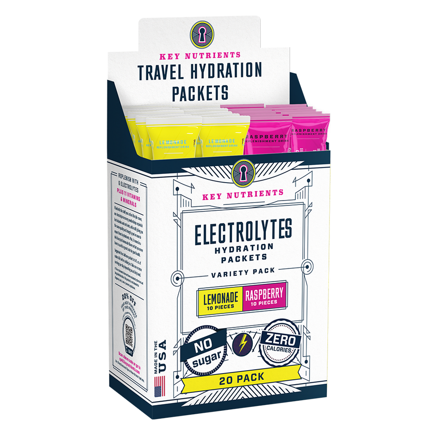 Electrolyte Powder Packets for travel & on-the-go | KeyNutrients